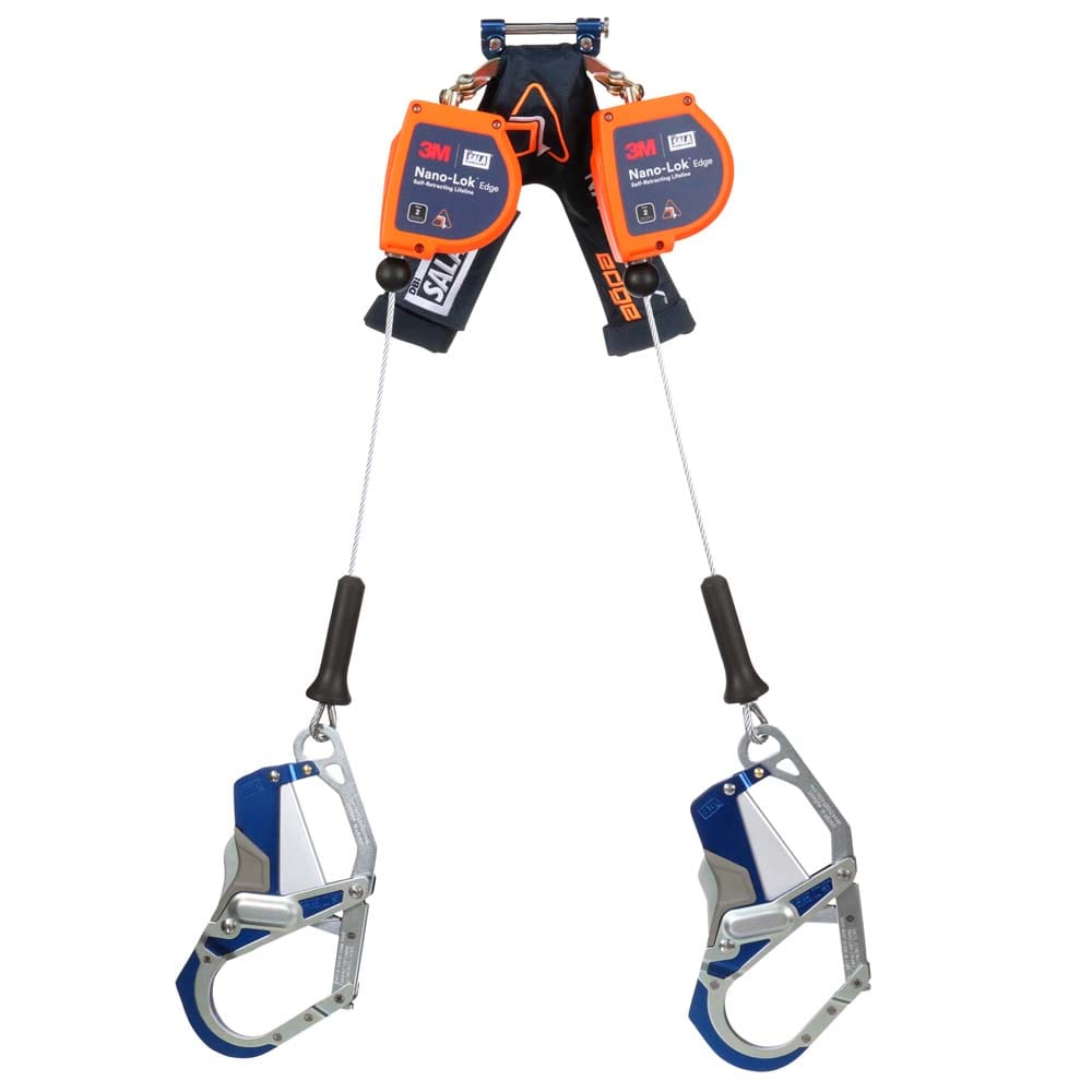 3M DBI-SALA Nano-Lok Twin-Leg Personal 7-Foot Self-Retracting Lifeline - GME Supply